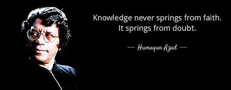 In memoriam: Humayun Azad