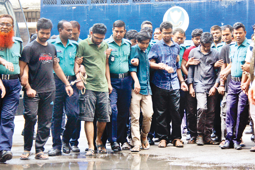 10 accused put on 5-day remand, case shifted to DB