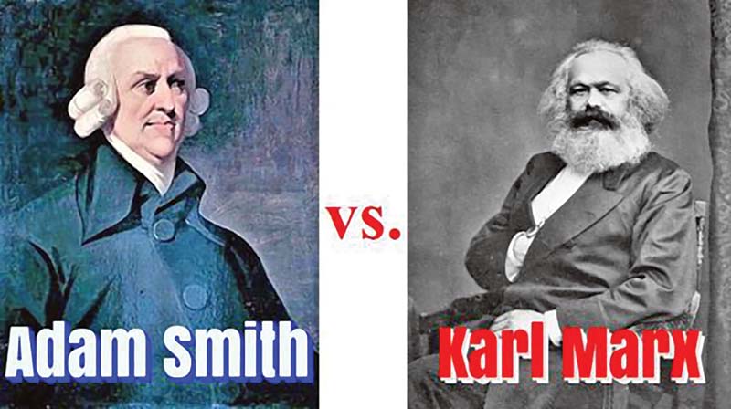Adam Smith versus Karl Marx
