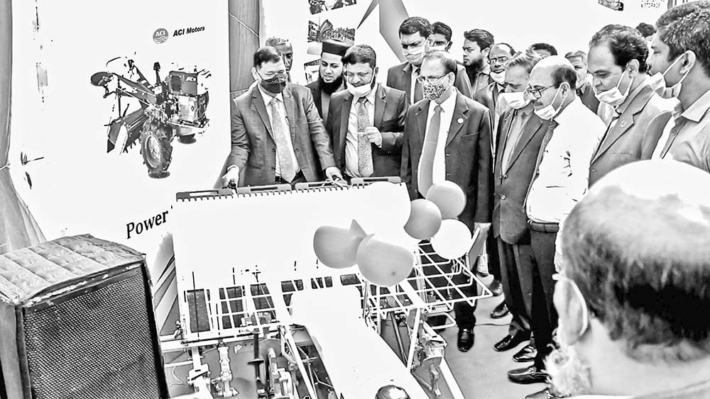 ACI Motors displays agri-machineries at Rangpur
