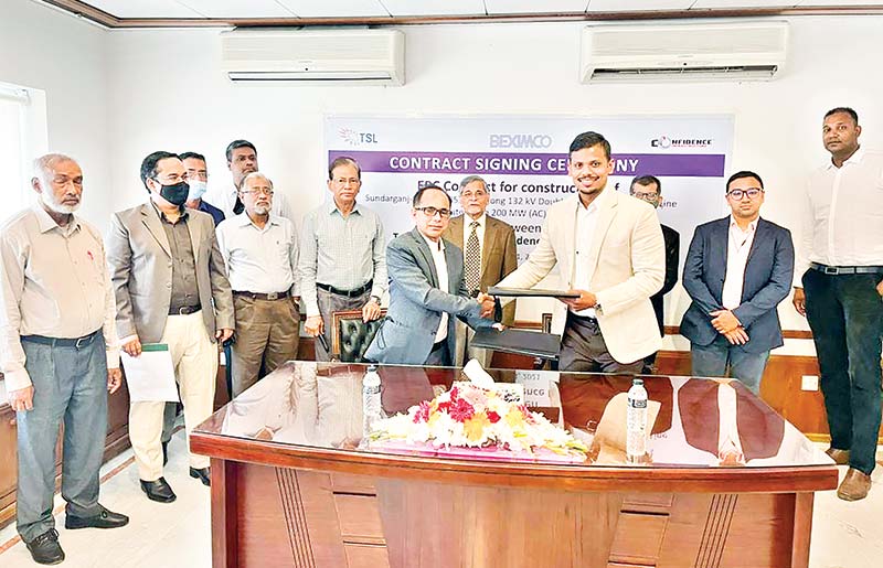 Teesta Solar Managing Director M Rafiqul Islam and Managing Director