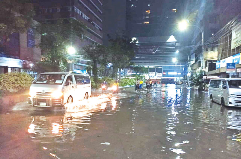 Short spell of rain on Tuesday evening caused serious waterlogging in ...