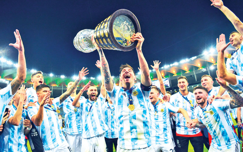 Messi dedicates Copa title to family, country and Maradona