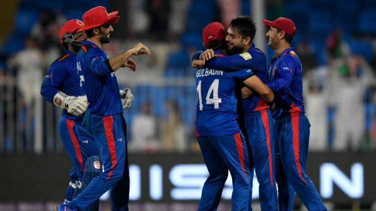 Taliban officials celebrate cricket win