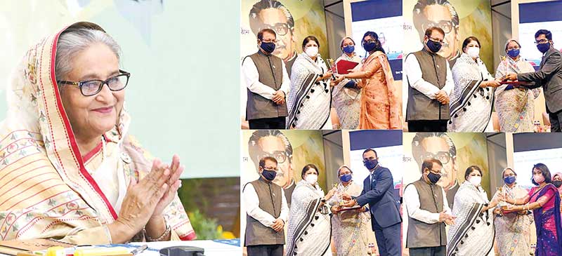 Dr Shirin Sharmin Chaudhury awarded the winners