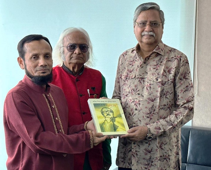 Kishore Bangla's Editor pays courtesy call on newly-elected President