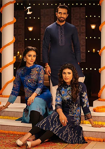 Durga Puja clothing with creative designs