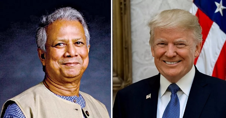 Prof Yunus-led interim govt congratulates Trump