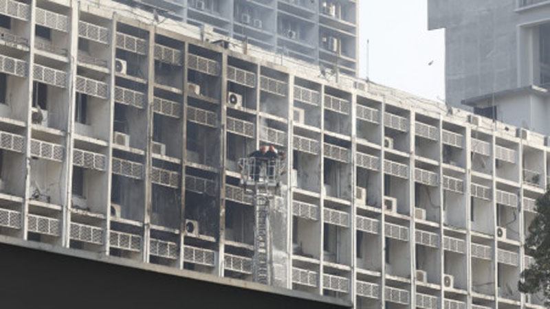 Nearly 200 rooms at the Secretariat damaged in fire