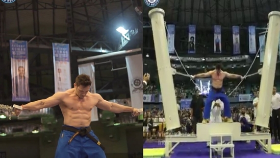 Indian athlete Vispy sets Guinness World Record for Hercules pillar hold