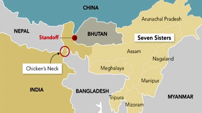 India deploys heavy weaponry in ‘Chicken’s Neck’ amid strategic tensions