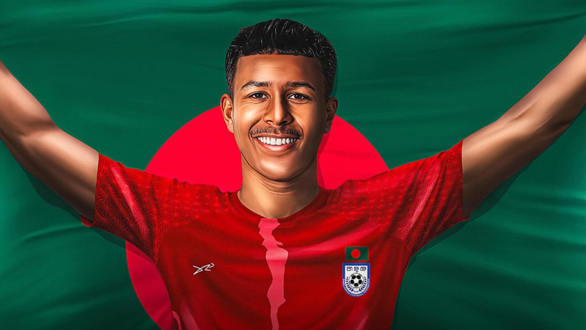 Kuba Mitchell agrees to represent Bangladesh football team