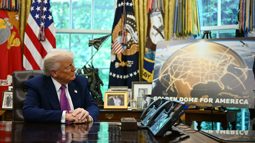 Trump unveils plans for 'Golden Dome' missile shield for US