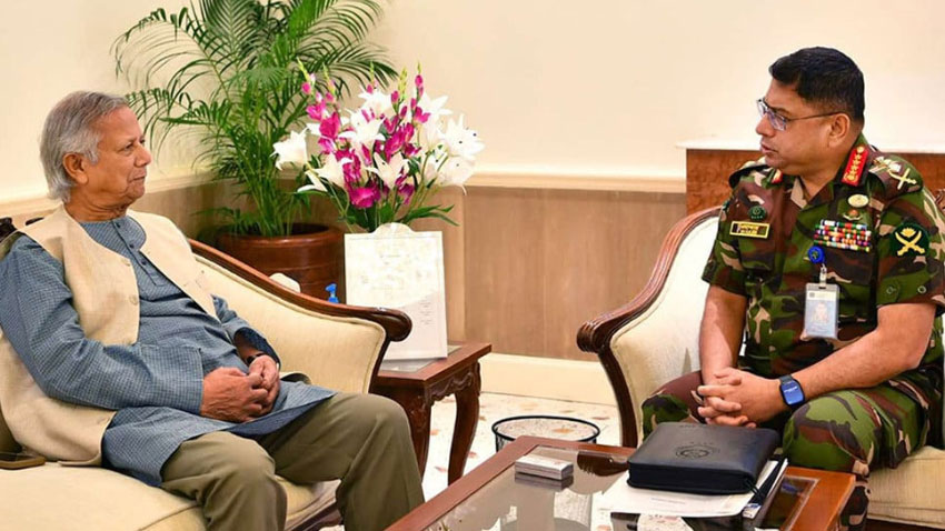 CA Yunus, Army Chief discuss military support to civil administration ...
