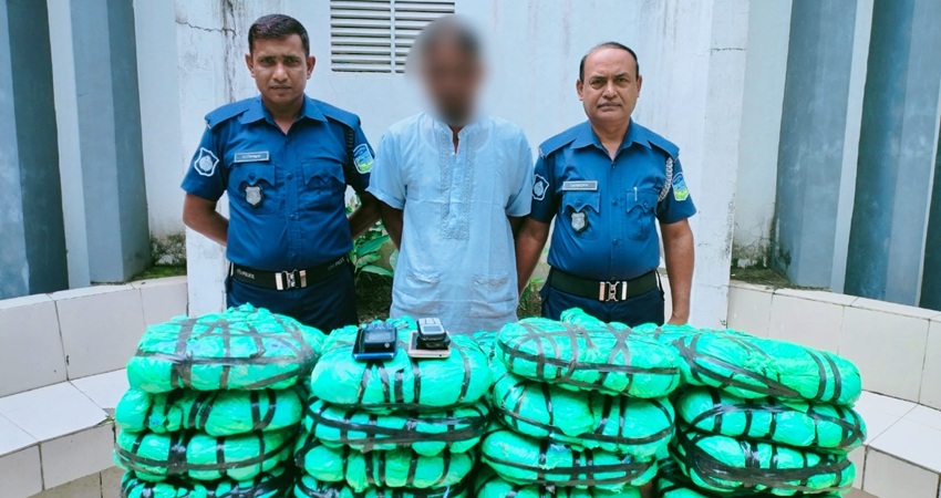 Man held with hemp, car in M’singh